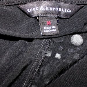 Rock & Republic | Tops | Rock Republic Black Studded Dolman Open Tie ...